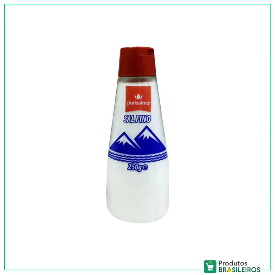 Sal Fino de Mesa / Fine Table Salt PURISSIMO - 250g | Produtos Brasileiros
