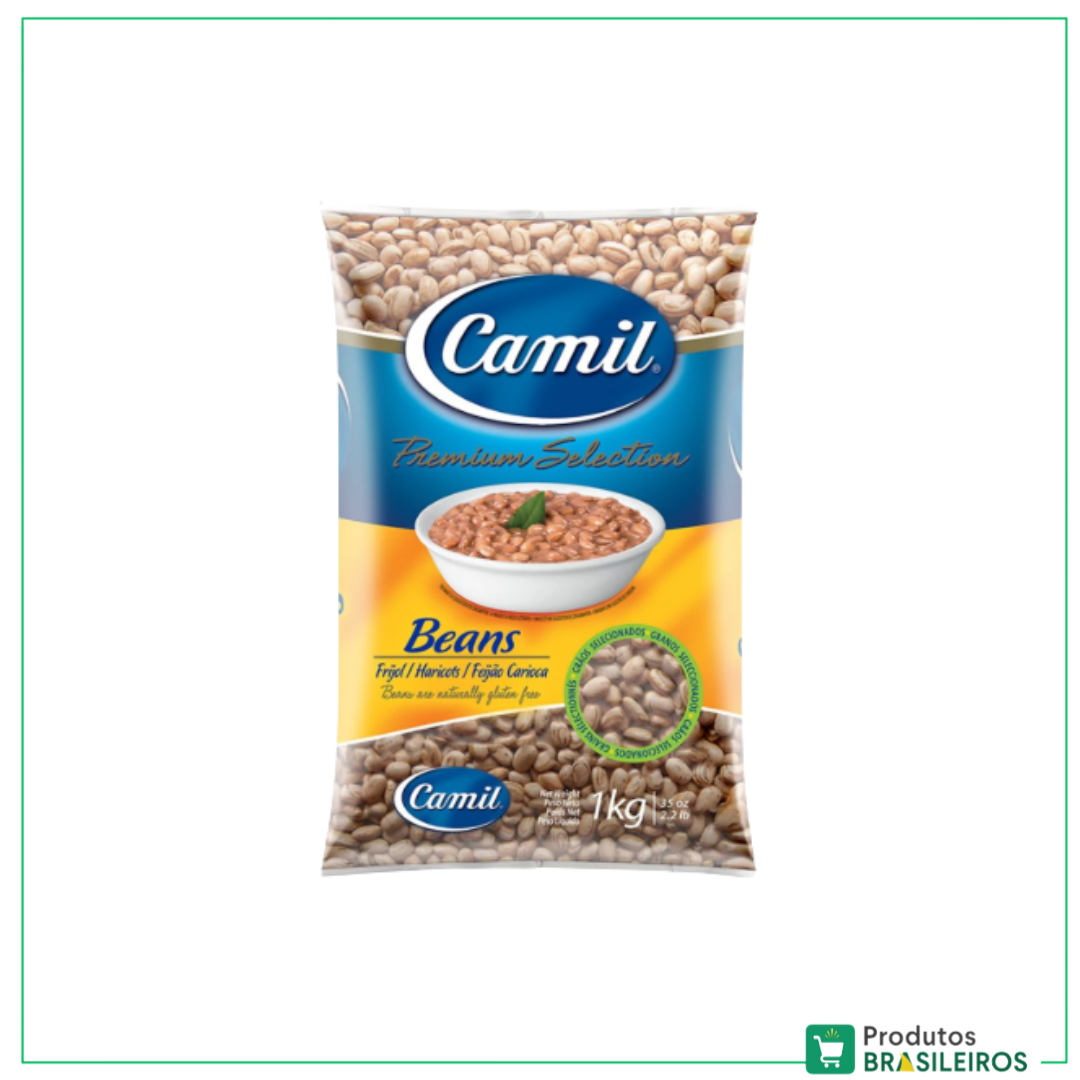 Feijão Carioca / Carioca Beans CAMIL - 1Kg | Produtos Brasileiros