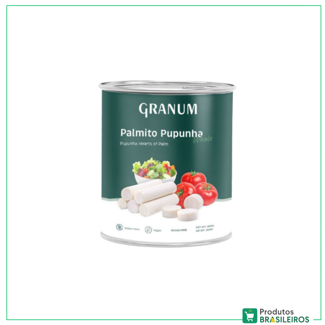 Palmito em Conserva / Heart of Palm GRANUM - 800g | Produtos Brasileiros