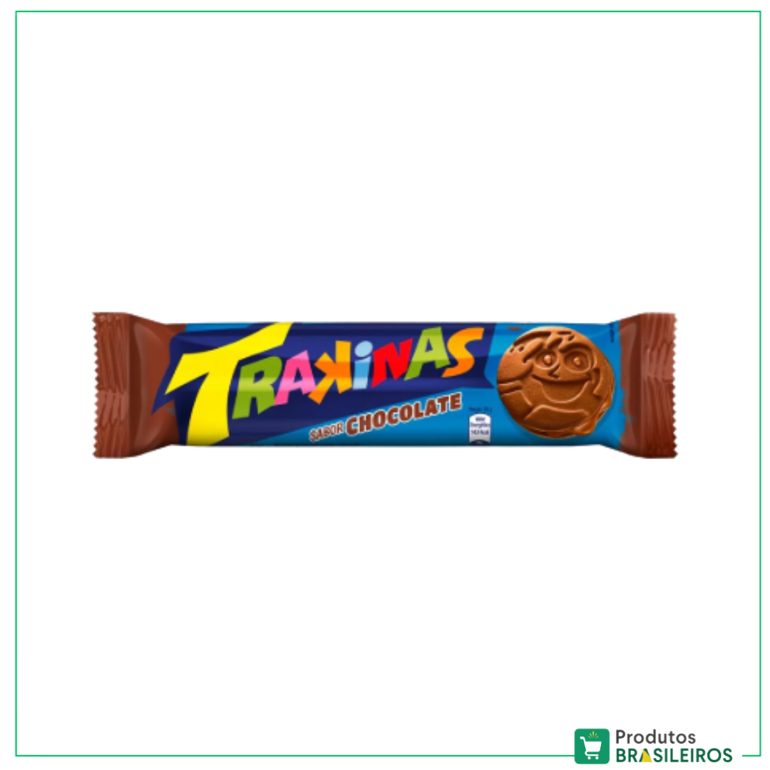 Biscoito Recheado de Chocolate / Biscuit Filled With Chocolate TRAKINA