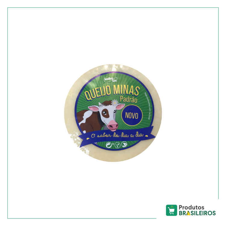 Queijo Minas Padrão / Minas Cheese INDULAC - 500g | Produtos Brasileiros