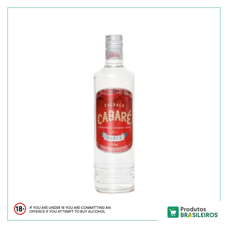 Cachaça Prata / Silver Sugar Cane Spirit CABARÉ - 700ml | Produtos ...