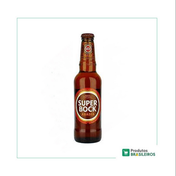 Cerveja ABADIA SUPER BOCK Long Neck - 330ml | Produtos Brasileiros
